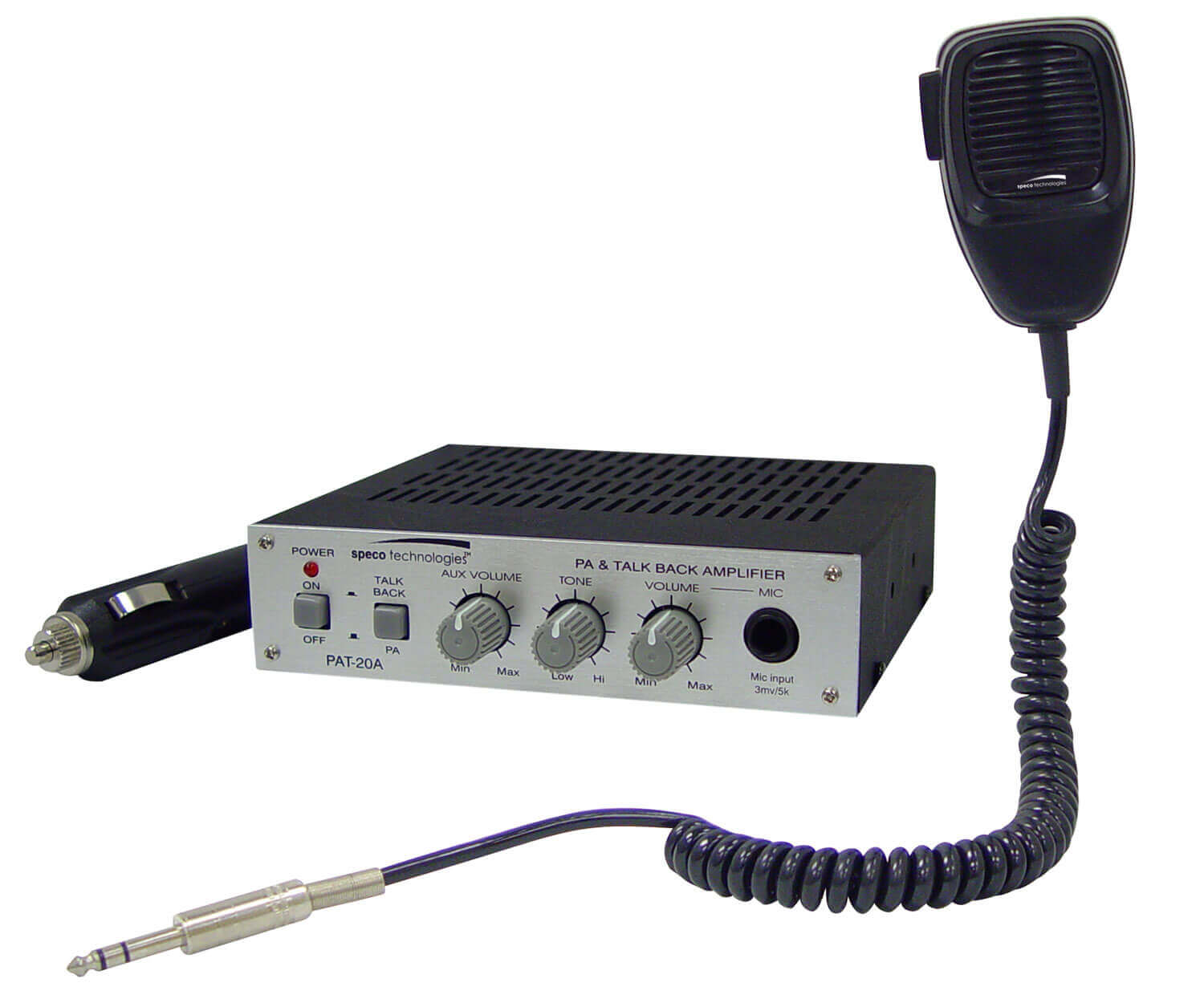 Audio Accessories :: Talk Back Amps :: 20W Mobile PA Amplifier w ...