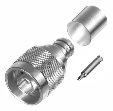 Cables & Connectors :: Connectors :: N :: N, MALE CRIMP, S,G,T: FOR RG ...