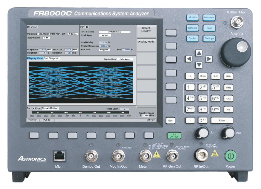 Test Equipment :: Analyzers :: R8000C Communications System Analyzer ...