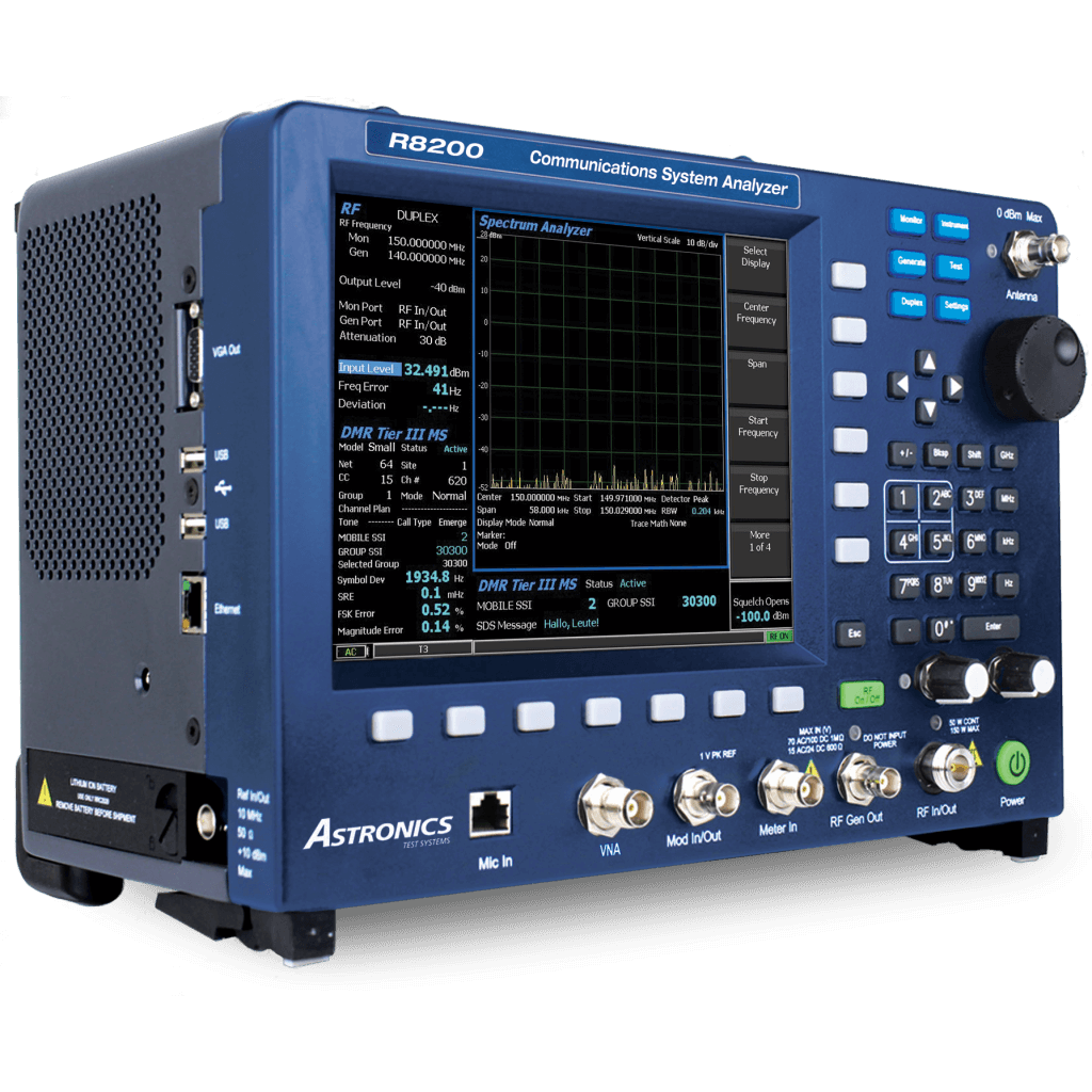Test Equipment :: Analyzers :: R8200 Communications System Analyzer ...